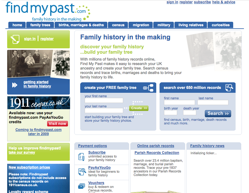 FindMyPast embraces the future with the personal touch – History Repeating